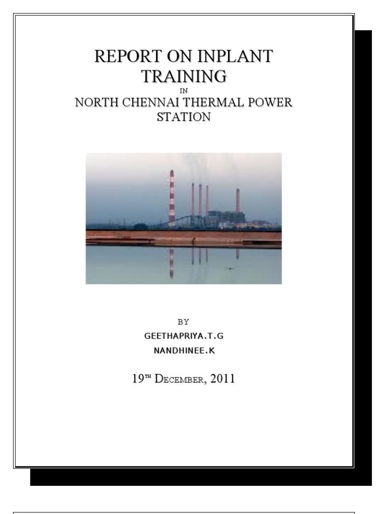 Report On Inplant Training | PDF | Boiler | Osmosis
