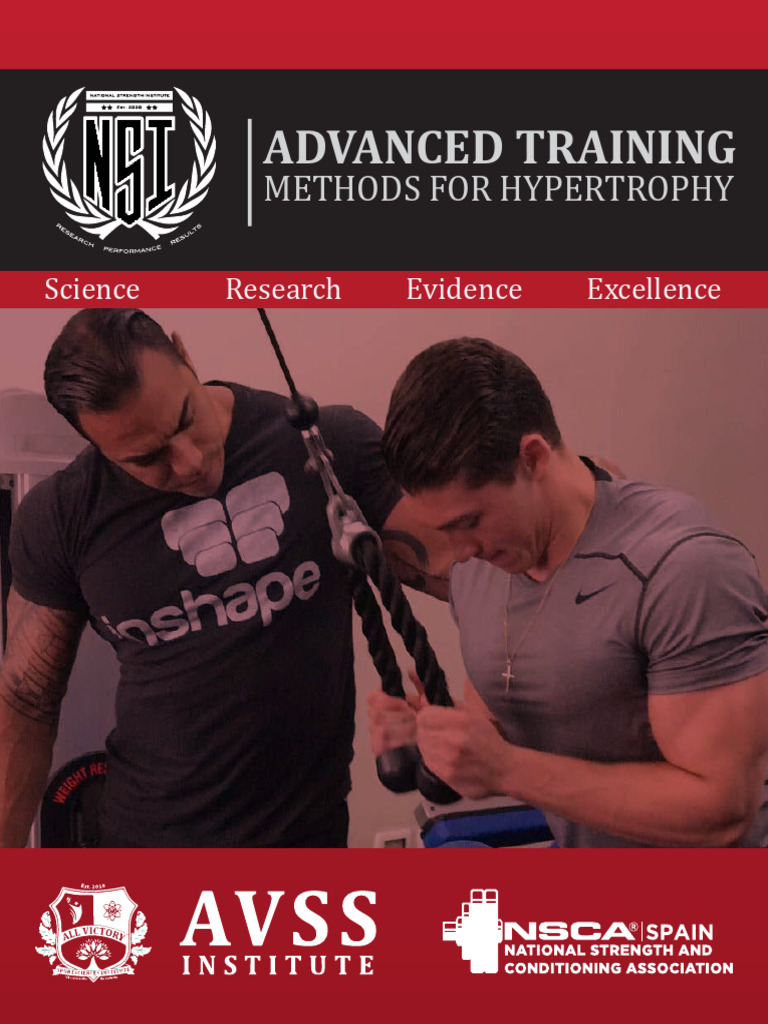 Advanced Training Methods For Hypertrophy Program | PDF