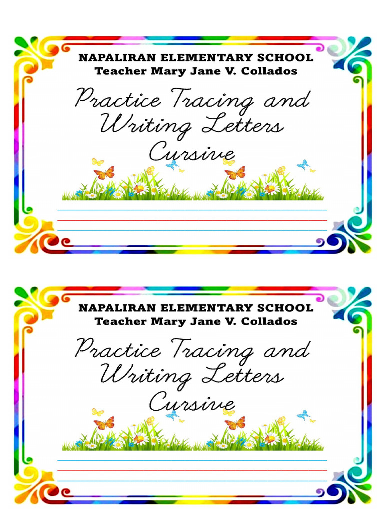Cursive Writing 1 | PDF
