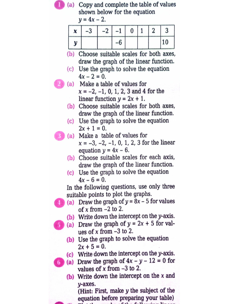 Maths Homework | PDF