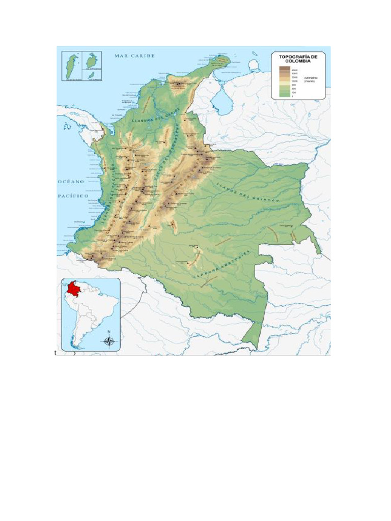 Mapa Del Relieve | PDF