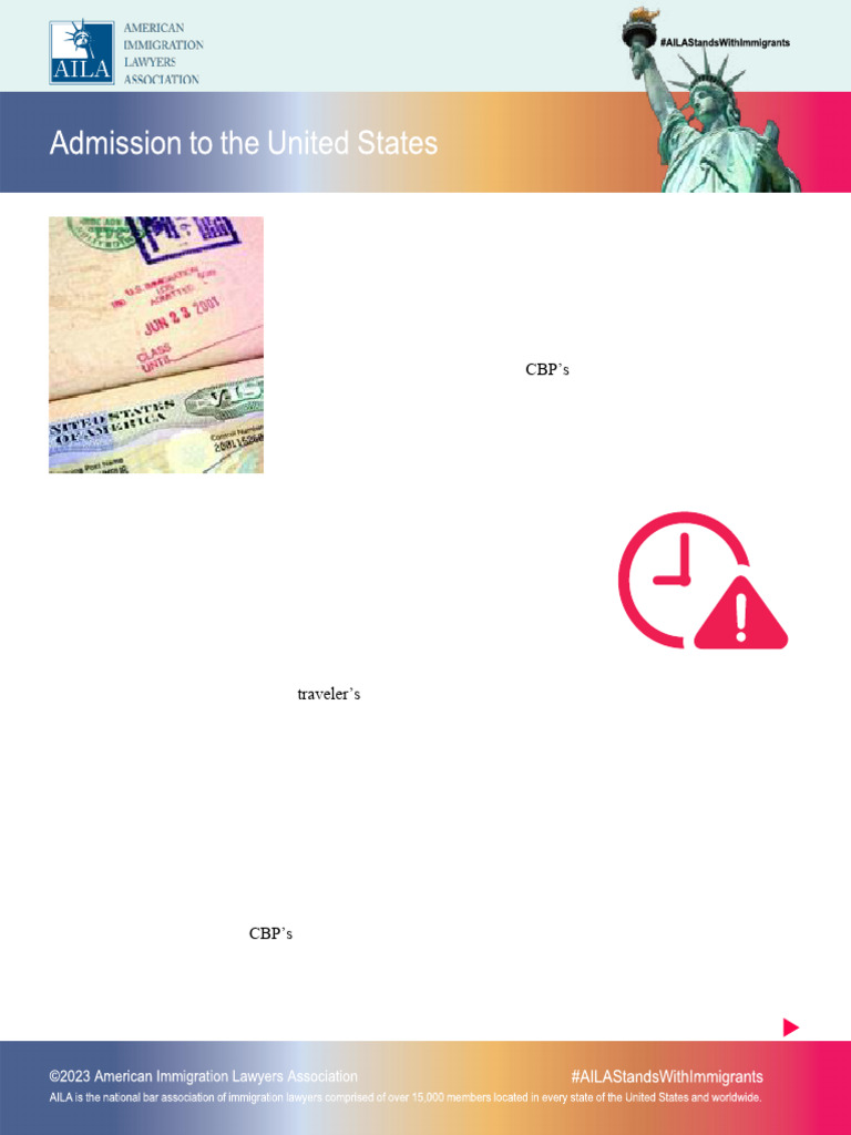 AILA US Admissions Correcting I 94 1686591991 | PDF