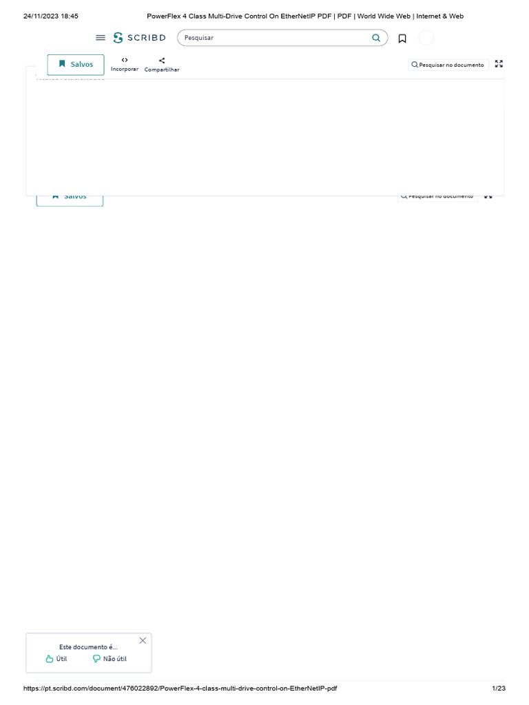PowerFlex 4 Class Multi-Drive Control On EtherNetIP PDF - PDF - World Wide Web - Internet & Web ...