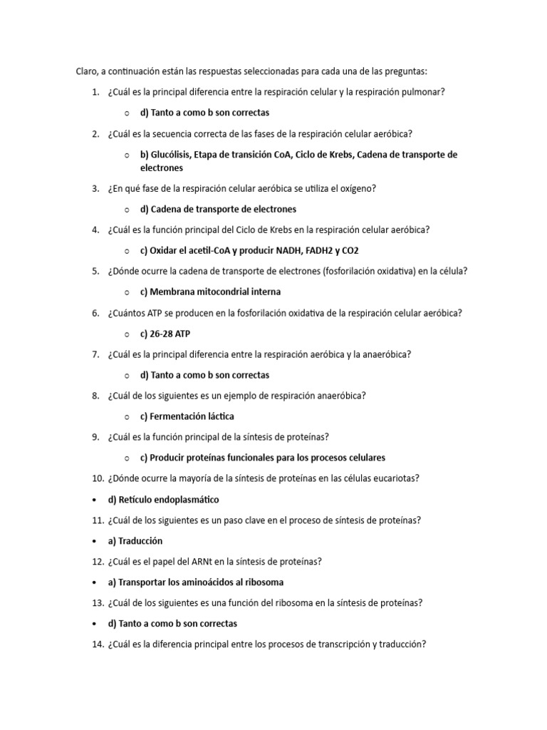 examen final biologia | PDF examen final biologia | PDF