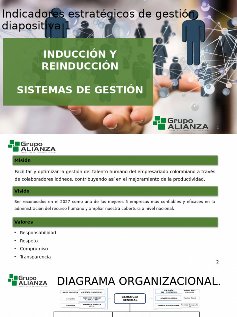 Inducción y Reinducción - POSITIVA | PDF | Calidad (comercial) | Negocios