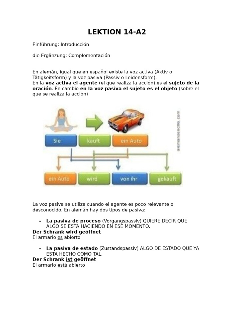 Lektion 14-A2 | PDF