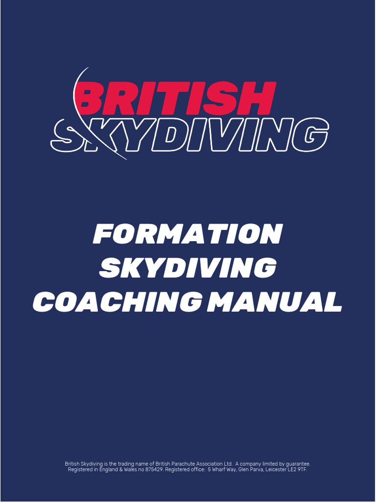 Formation Skydiving Coaching | PDF | Parachuting
