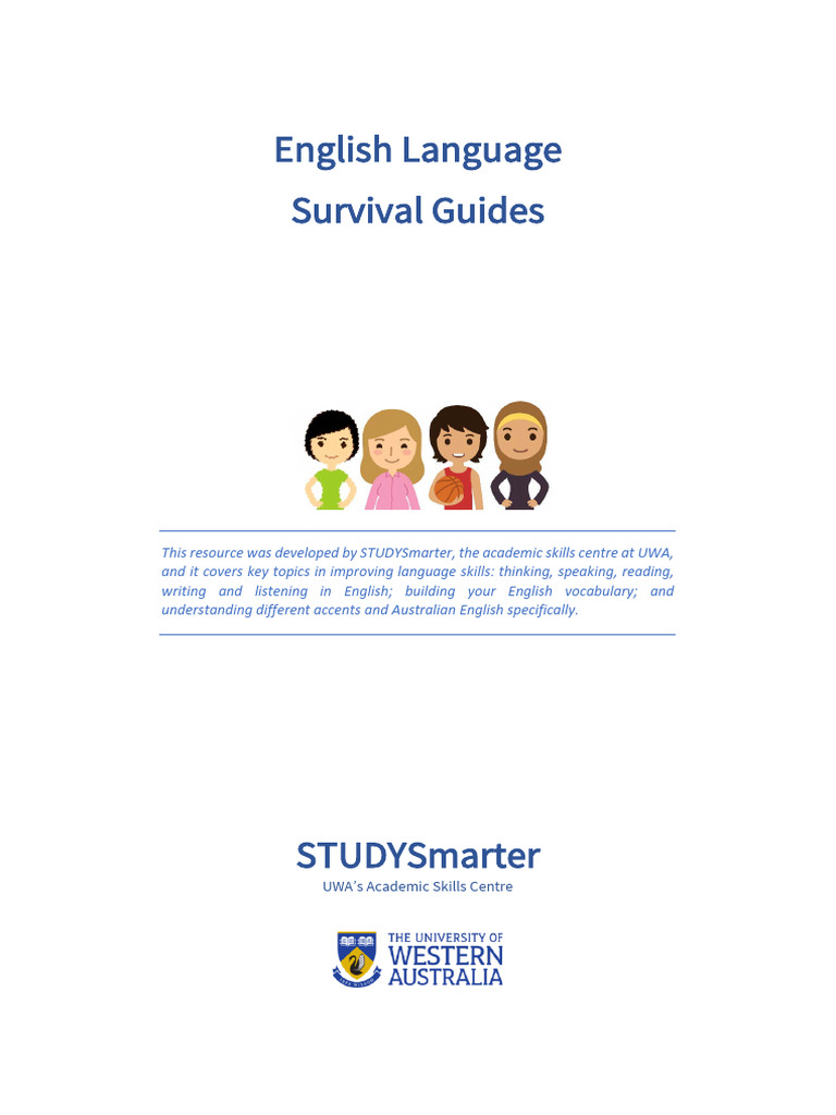 STUDYSmarter English Language Survival Guides | PDF | Accent (Sociolinguistics) | Language Arts ...