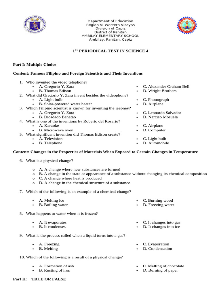 Pt-Week 4-Science-Deped Corner Digitals | PDF