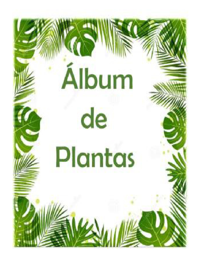ALBUM DE PLANTAS | PDF
