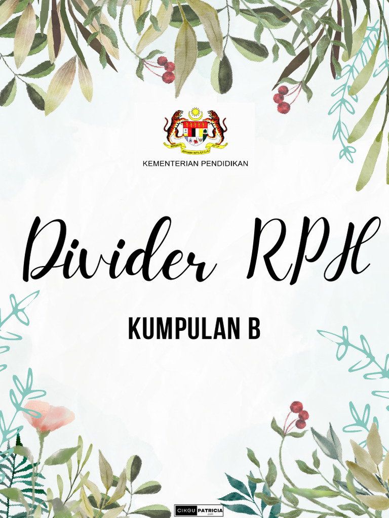 Divider Kumpulan B | PDF