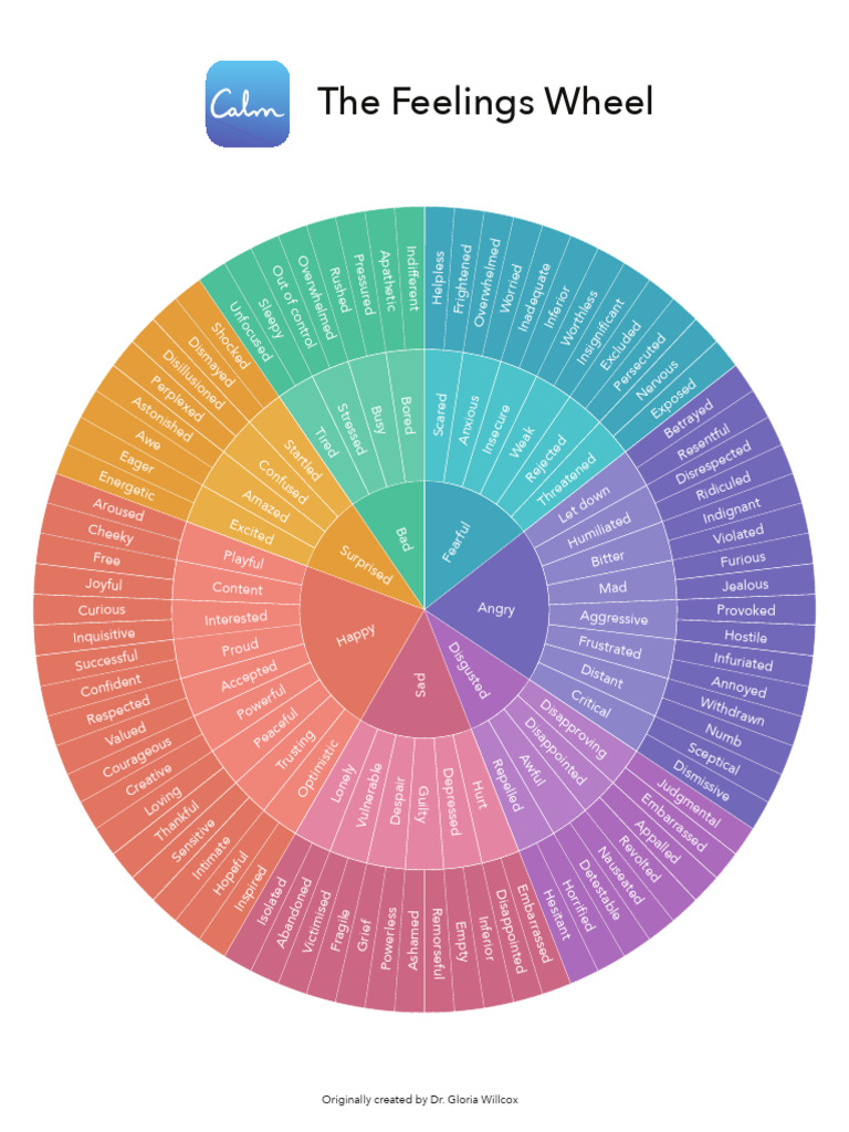 Feelings Wheel | PDF