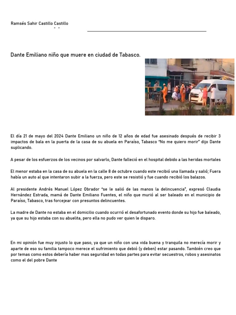 Analisis de La Noticia | PDF