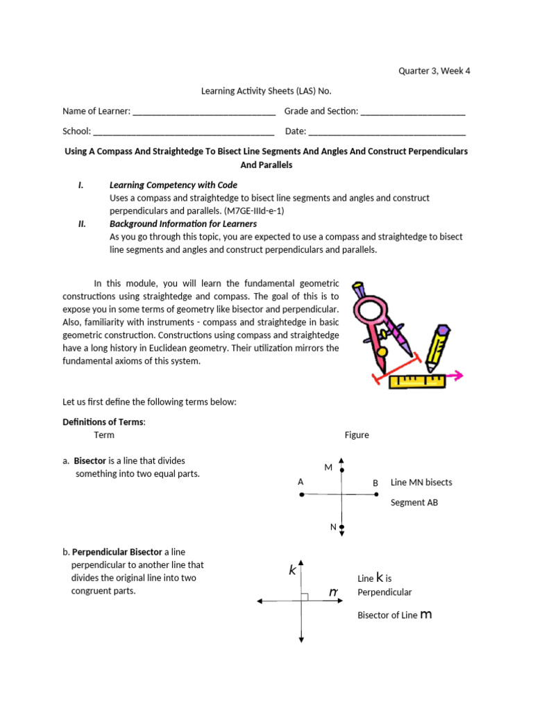 G7-Q3-4-Using A Compass and Straightedge To Bisect Line Segments and ...