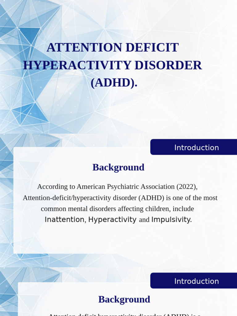 Adhd | PDF