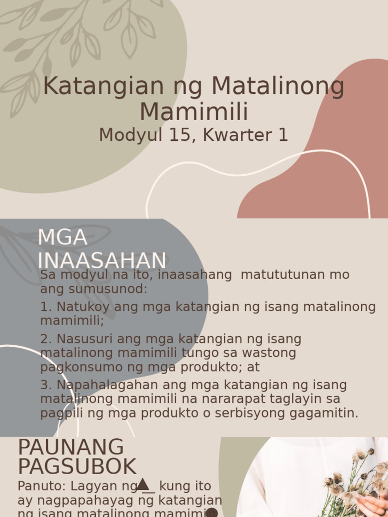 AP9,QUARTER 1 - MODYUL 15 | PDF