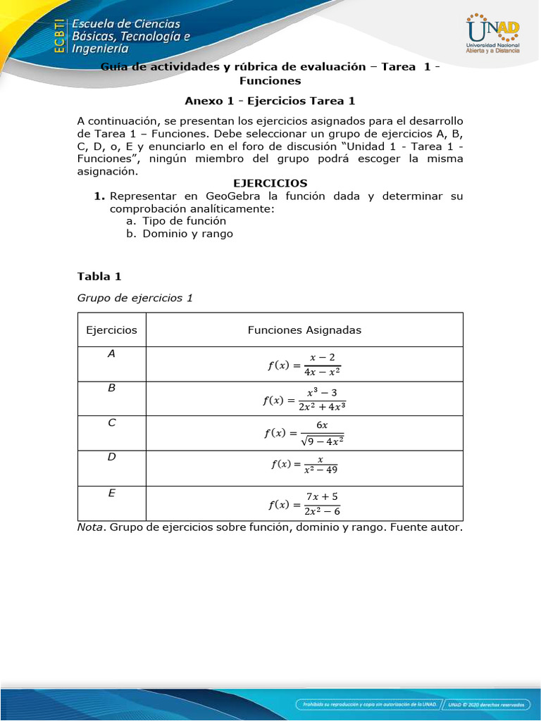 Anexo 1 - Ejercicio Tarea 1 | PDF