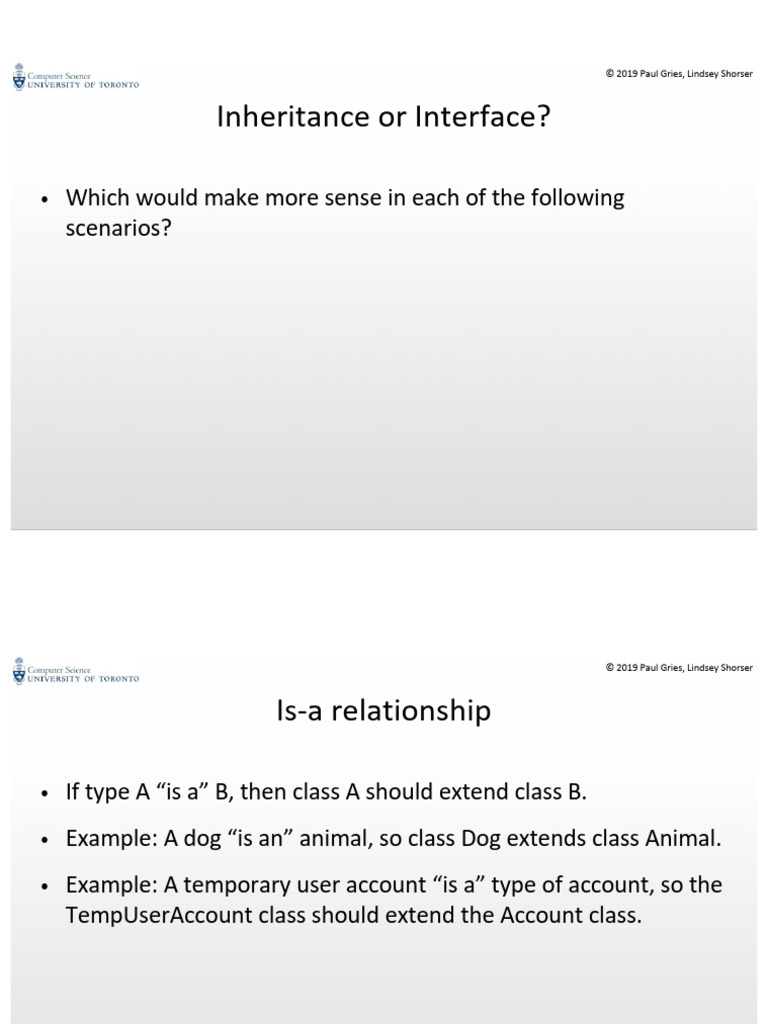 Csc. Inherit-Or-Interface | PDF