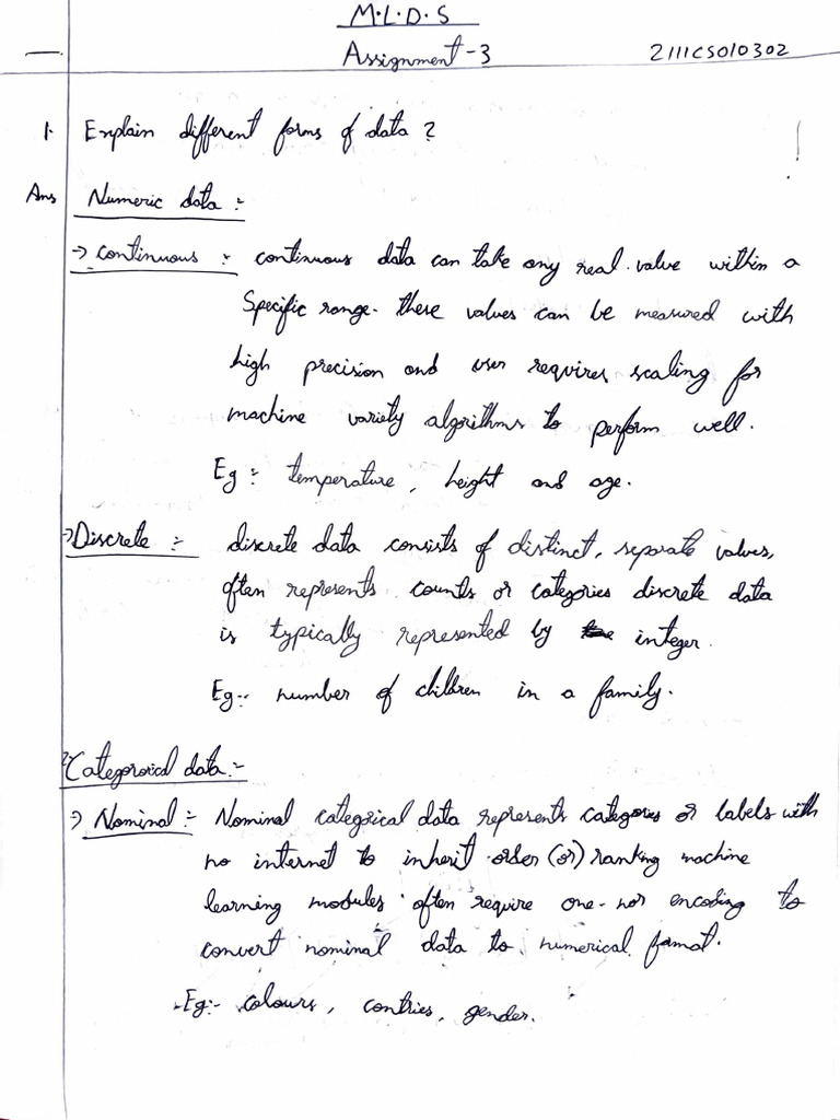 Mlds Assignment | PDF