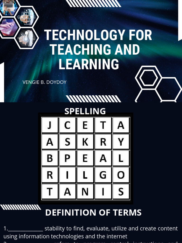Technology For Teaching and Learning | PDF | Computers