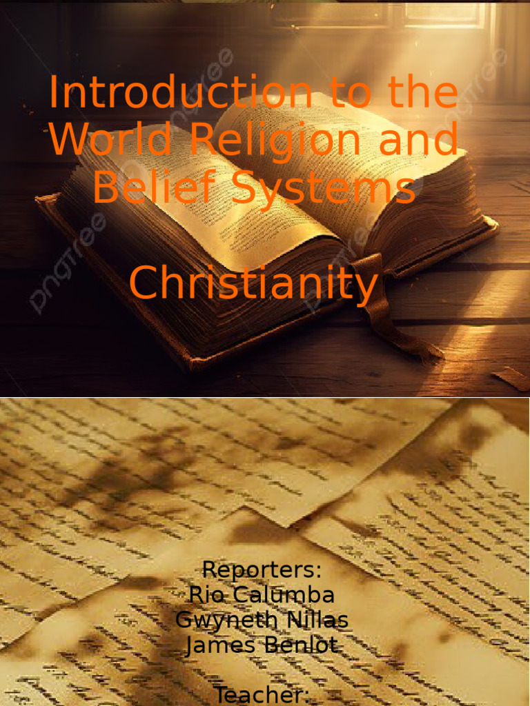 Overview of Christianity Beliefs | PDF | Nevi'im | Catholic Church