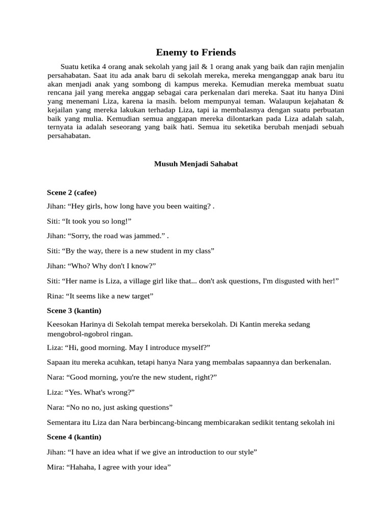 Enemy To Friends | PDF