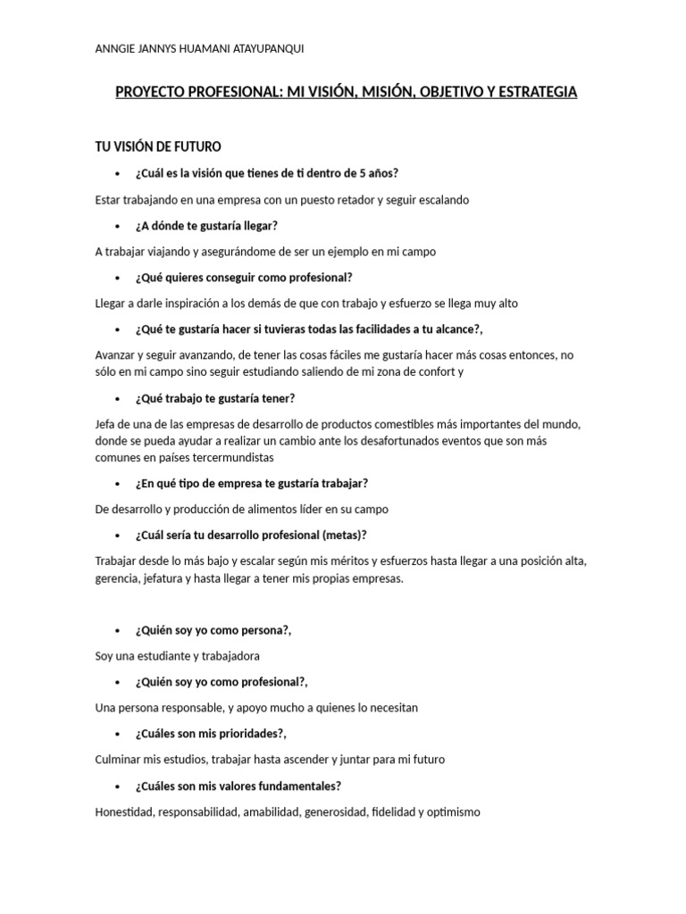 Proyecto Profesional | PDF