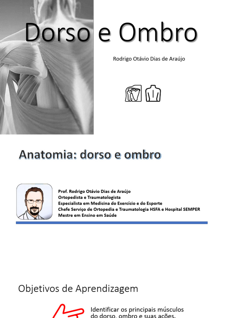 Dorso e Ombro Aula 7 | PDF
