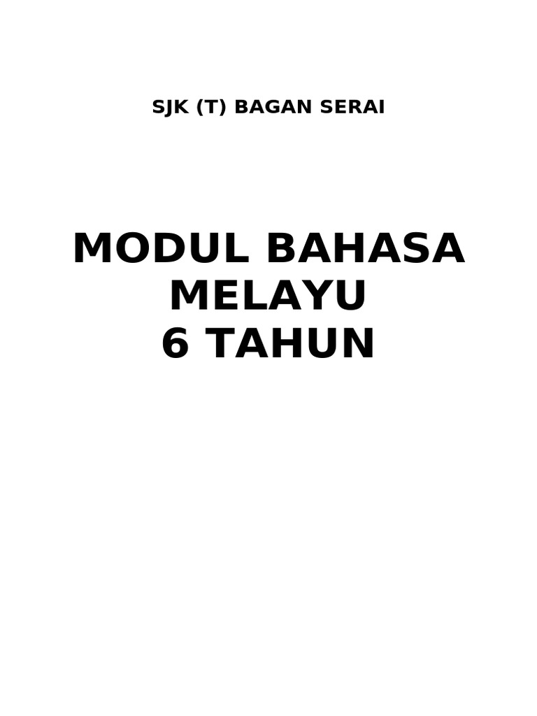 BM 6 Tahun | PDF