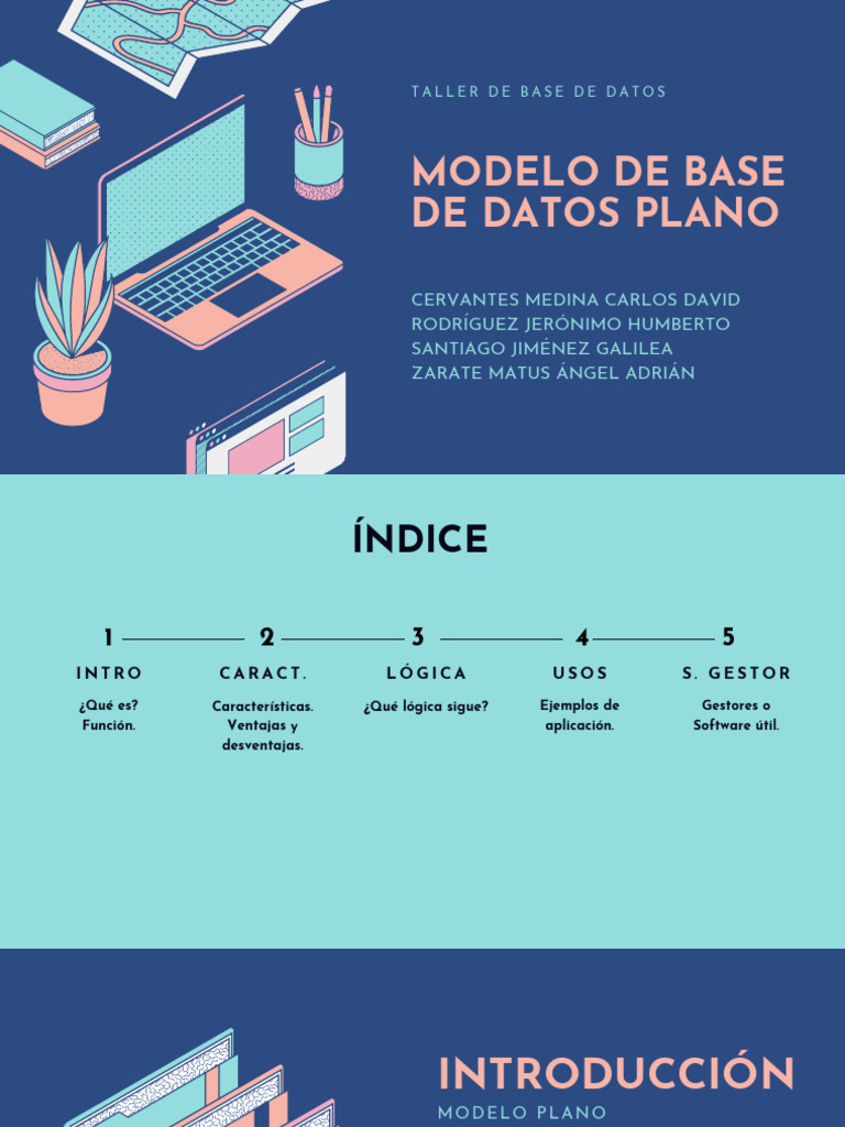 Modelo de BD Plano | PDF