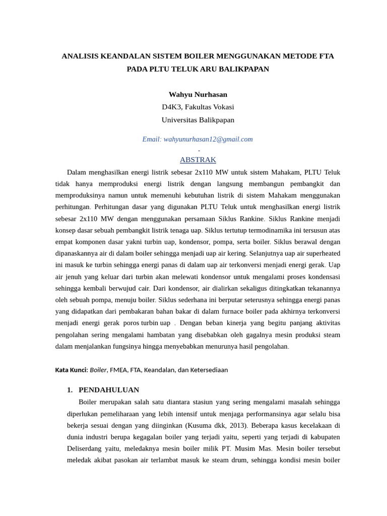 Latar Belakang Wahyu Nurhasan | PDF