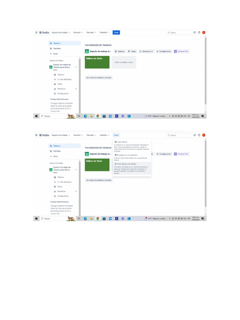 Pantallazos de Paso A Paso TRELLO | PDF