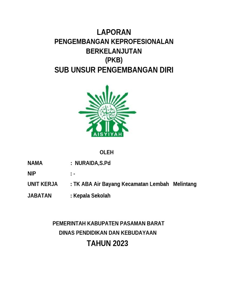 AIR Lap PD SETIFIKAT UAP UNJUK AKSI NYATA 2023 | PDF