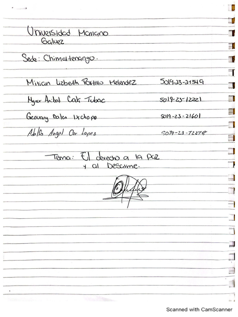 Tarea en Clase | PDF