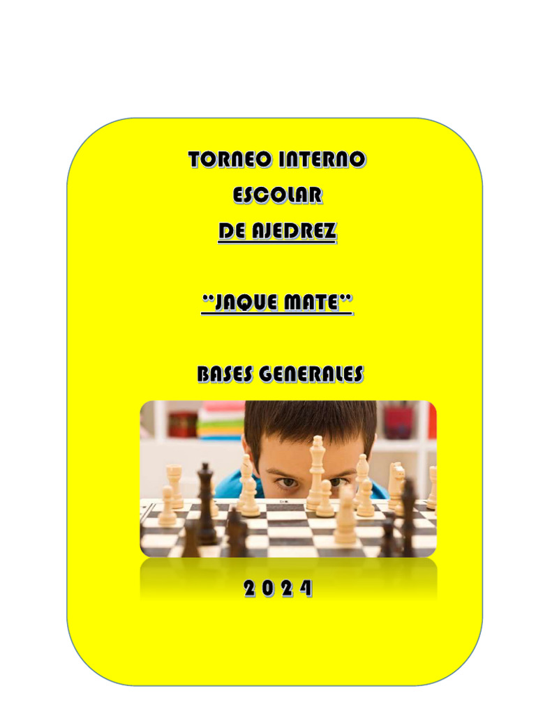 Bases Del Concurso de Ajedrez | PDF