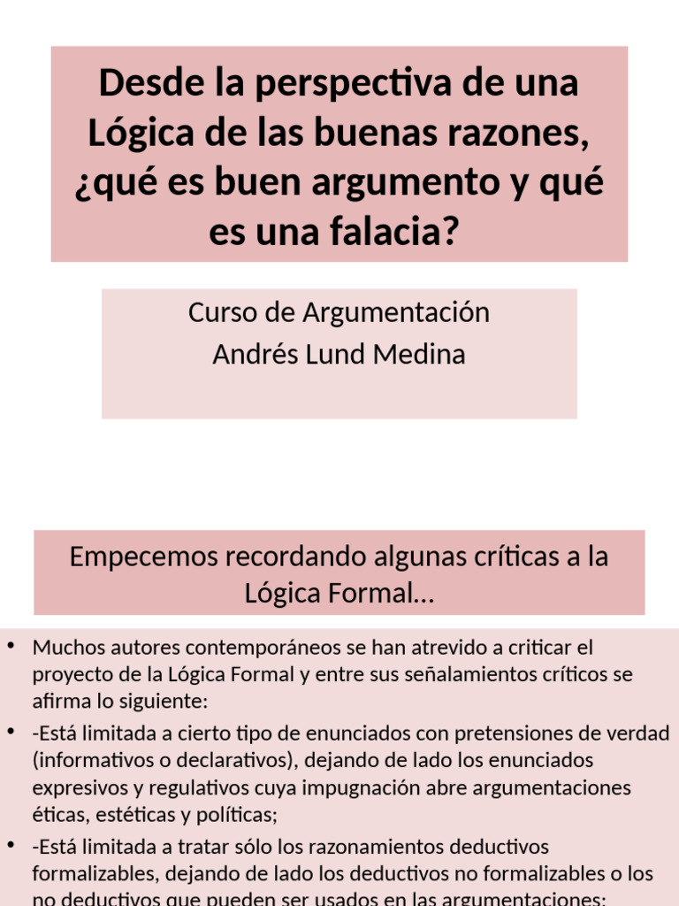 La Lógica Informal | PDF