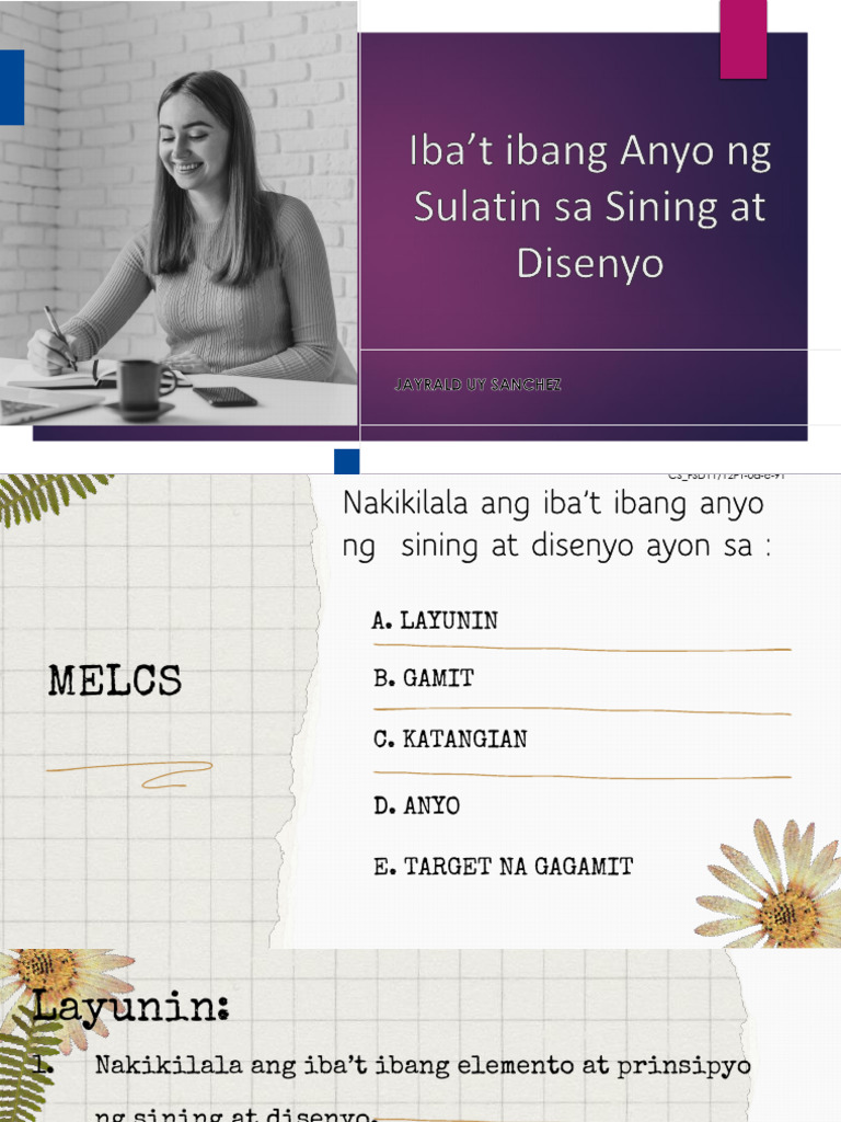 Iba't Ibang Anyo ng Sining at Disenyo | PDF | Philippines