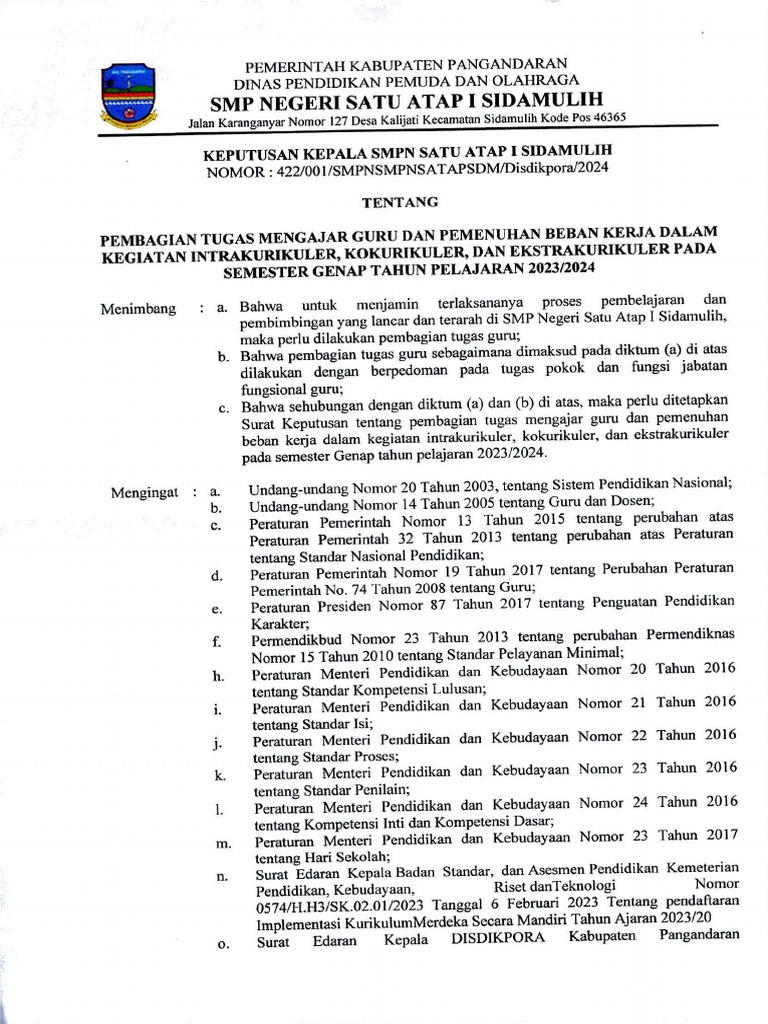 SK KBM 2023-2024 | PDF