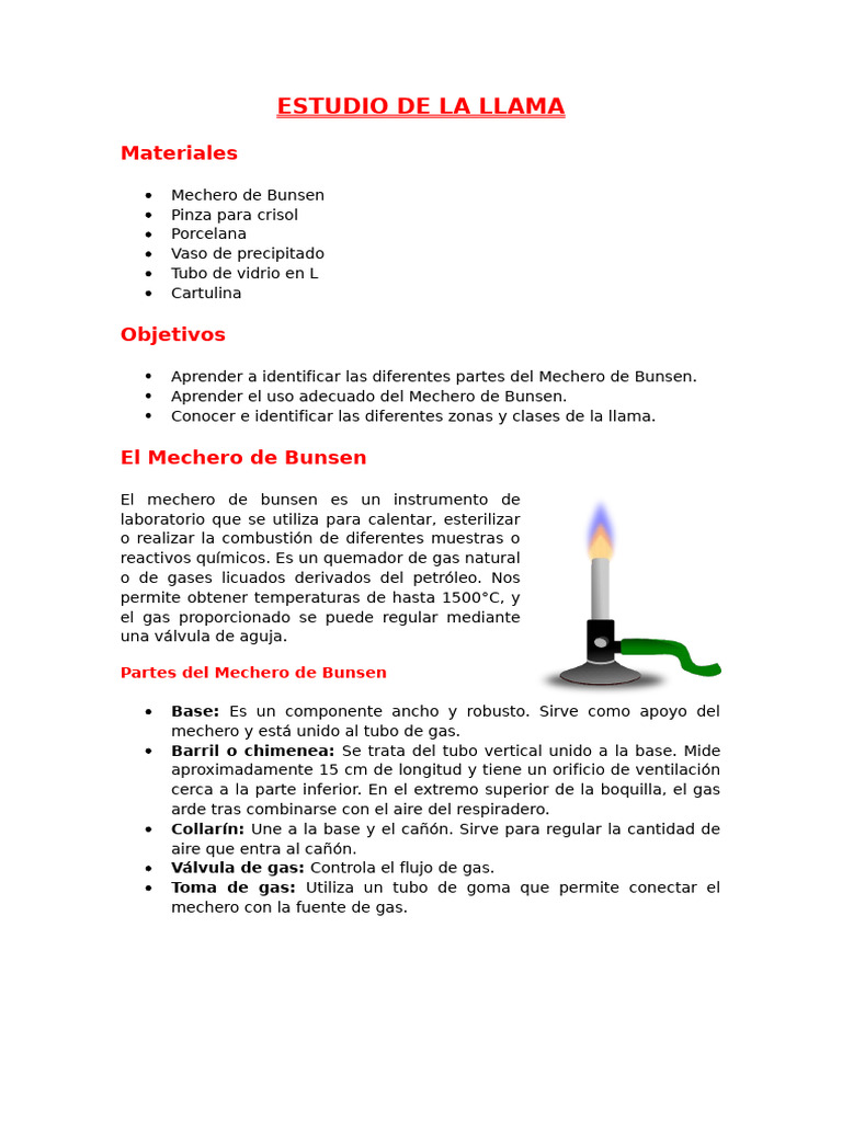 Estudio de La Llama | PDF