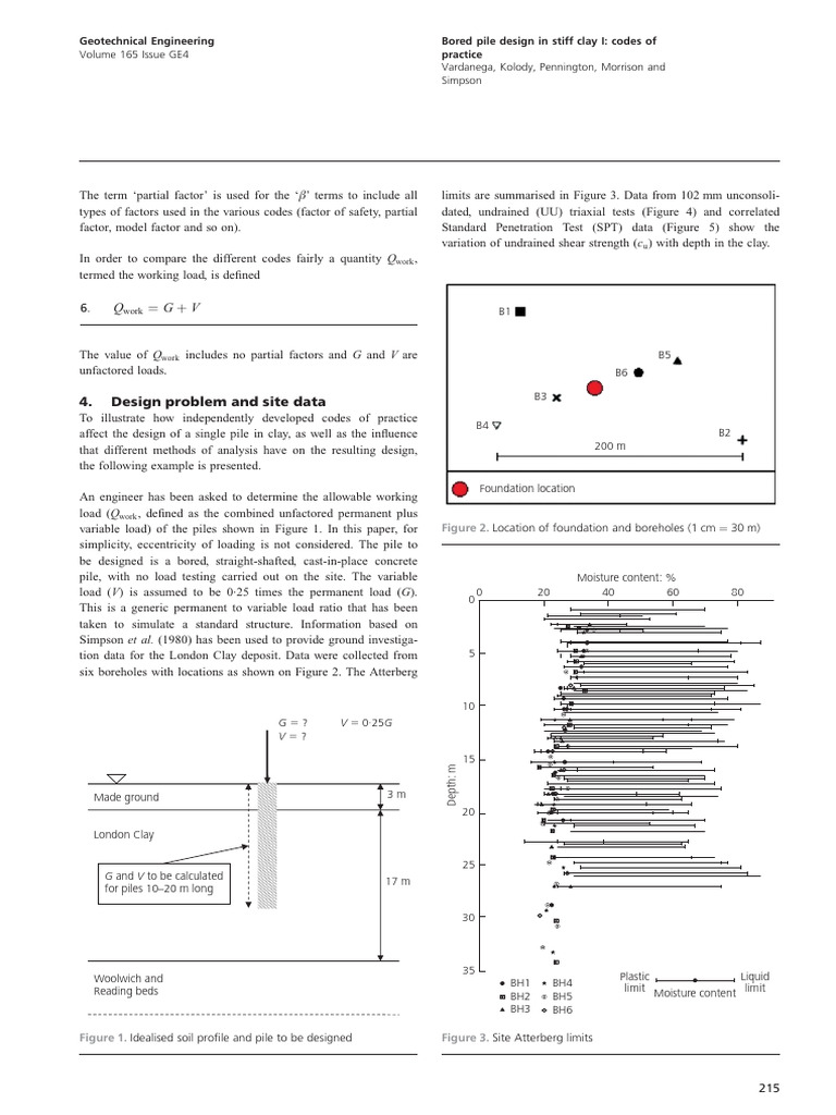 Advanced Thick Critical Clay | PDF | Geotechnical Engineering | Deep ...