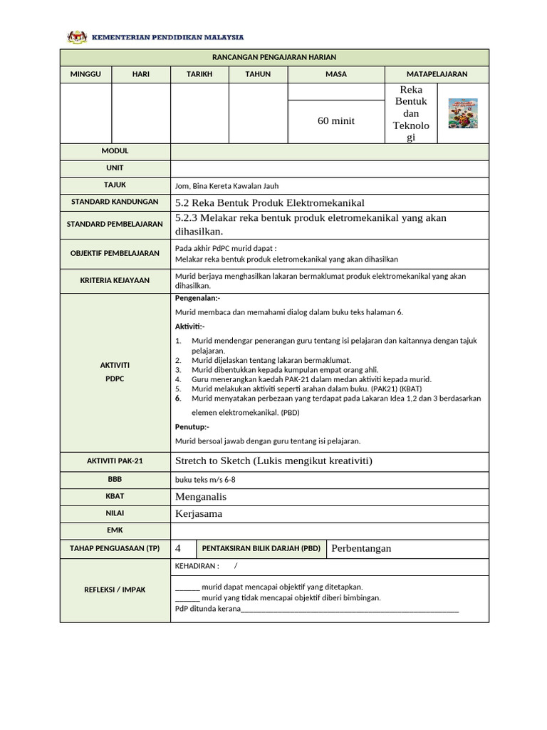 RPH RBT T6 SK V2 (Minggu 4) | PDF