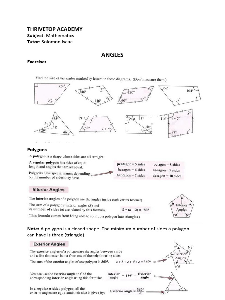Angles 2 | PDF