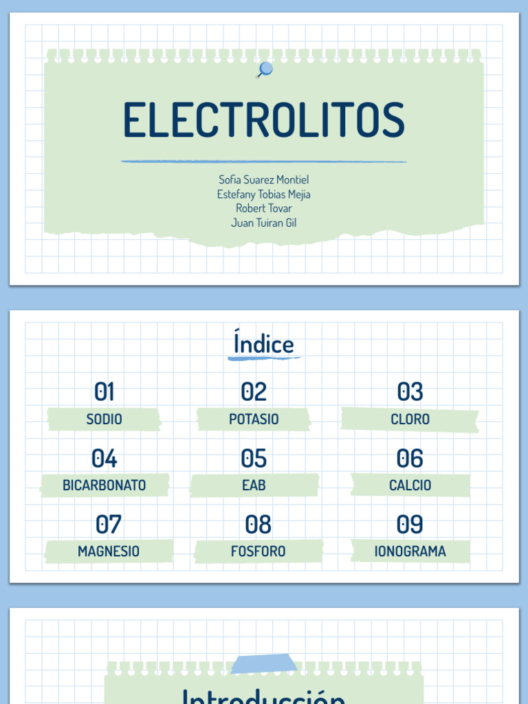 ELECTROLITOS | PDF
