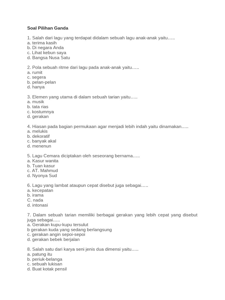 Soal BS DP 2a | PDF