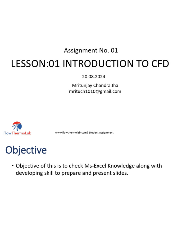 Assignment Lesson 1 | PDF