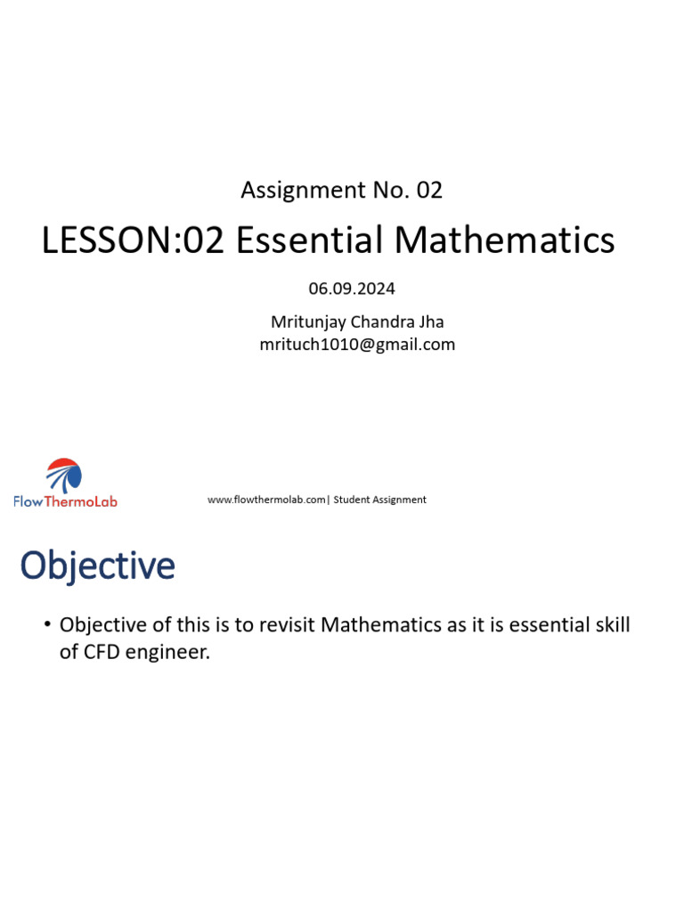 Assignment_lesson_2 | PDF