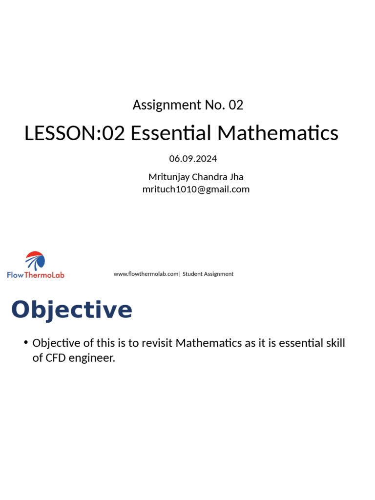 Assignment Lesson 2 | PDF