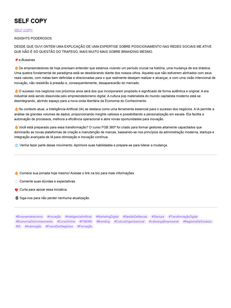 SELF | PDF