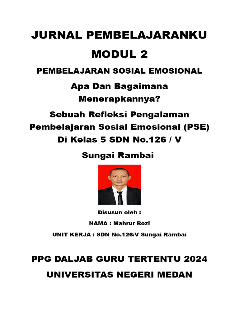 Jurnal Pembelajaranku Modul 2 Topik 2 Mahrur Rozi | PDF Jurnal Pembelajaranku Modul 2 Topik 2 Mahrur Rozi | PDF