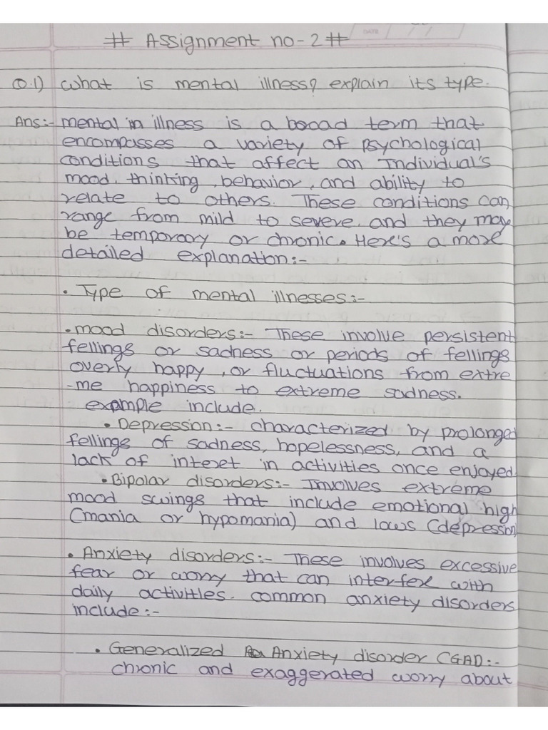 Psychology Assignment No2 | PDF